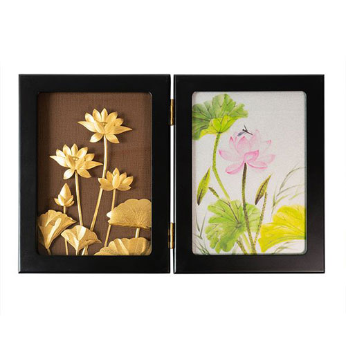 Khung ảnh hoa sen - Công ty Quà tặng Hoàng Gia Hải Phòng